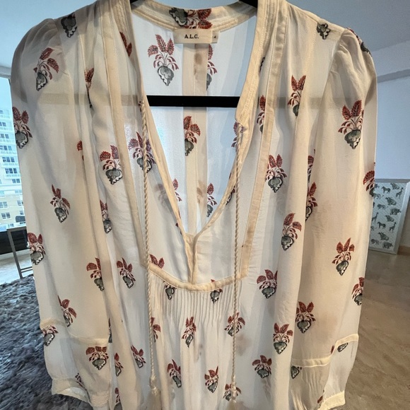 A.L.C. | Tops | Alc Silk Blouse | Poshmark